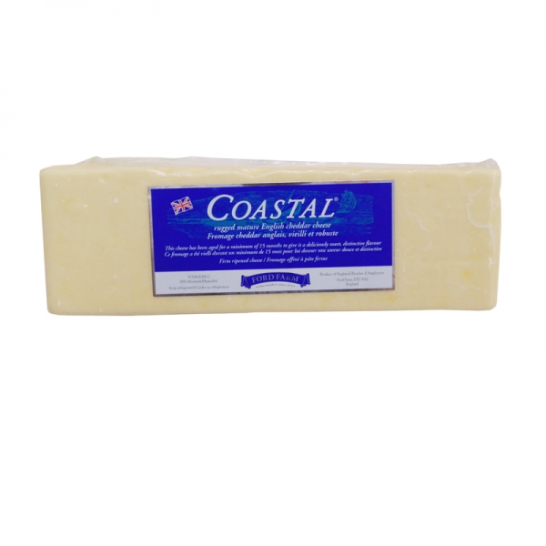 CHEDDAR ENGLAND COASTAL FIXED WT BLOCK 2.4KG – Springbank Cheese Co.